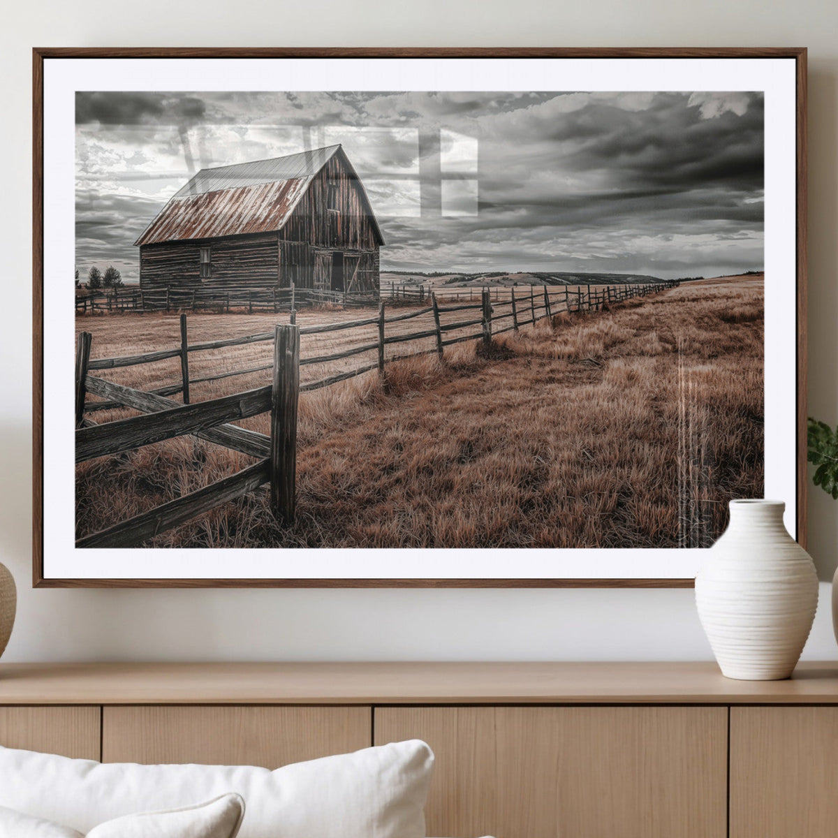 Rustic Barn Wall Art Canvas Print for Home and Living Decor ...
