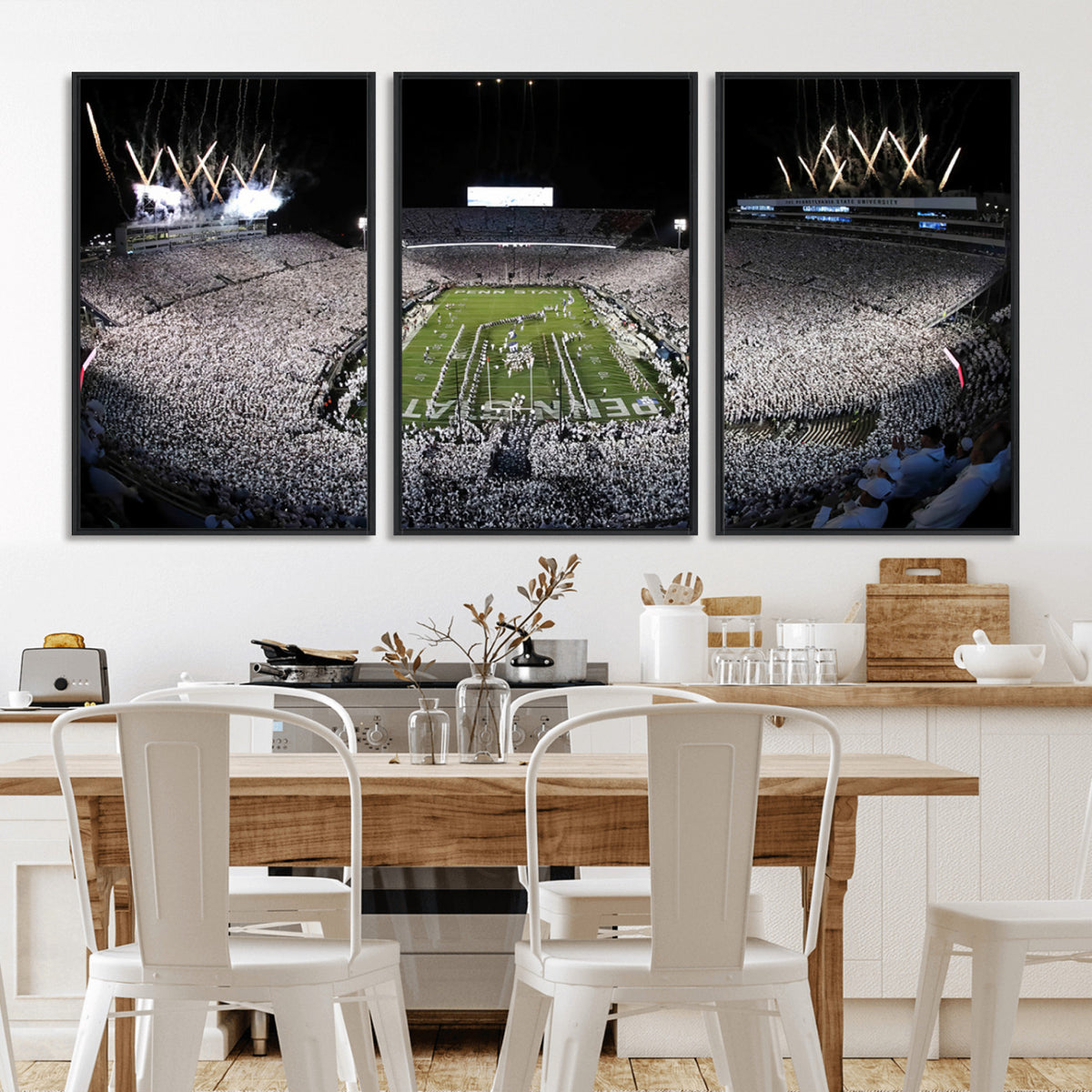 Penn State Beaver Stadium Canvas Wall Art - Nittany Lions Football ...