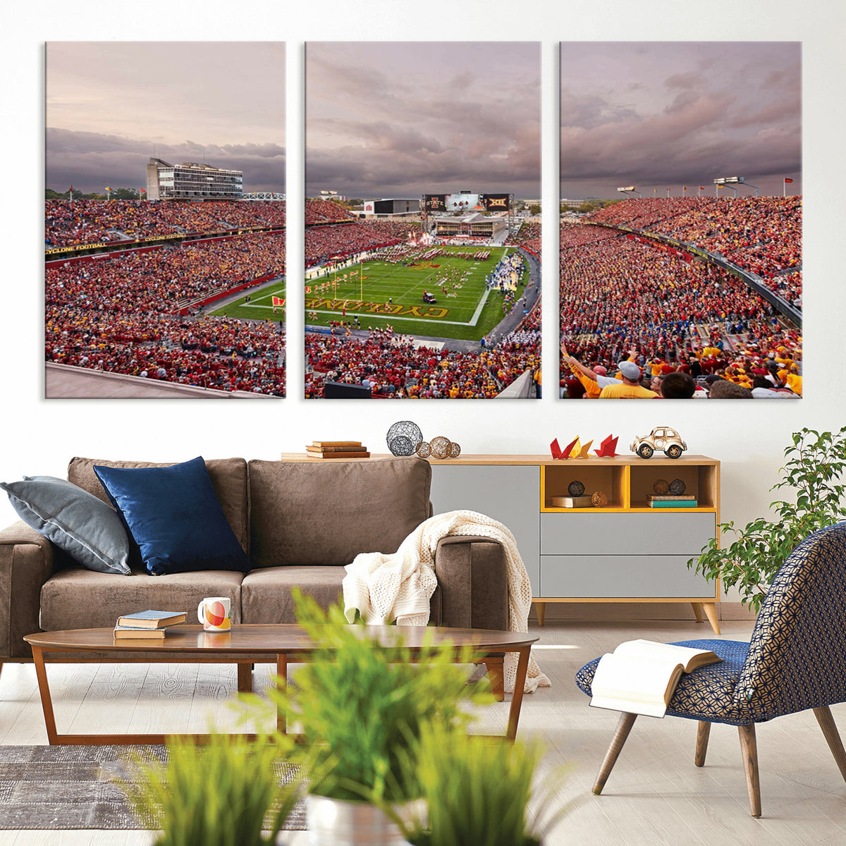 Iowa State University Cyclones Football Team Print - Ames Jack Trice ...