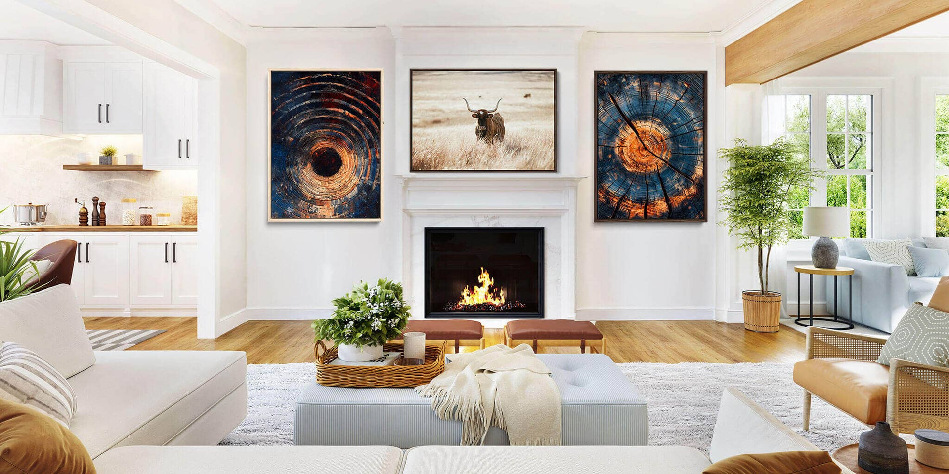 Framed Wall Art Canvas Print for Modern Home Decor | MyGreatCanvas ...